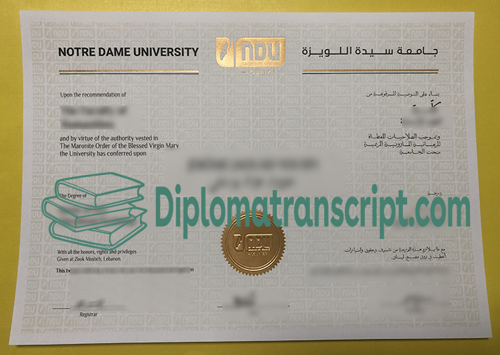 How long to get a Notre Dame University–Louaize diploma? | Buy Diploma ...