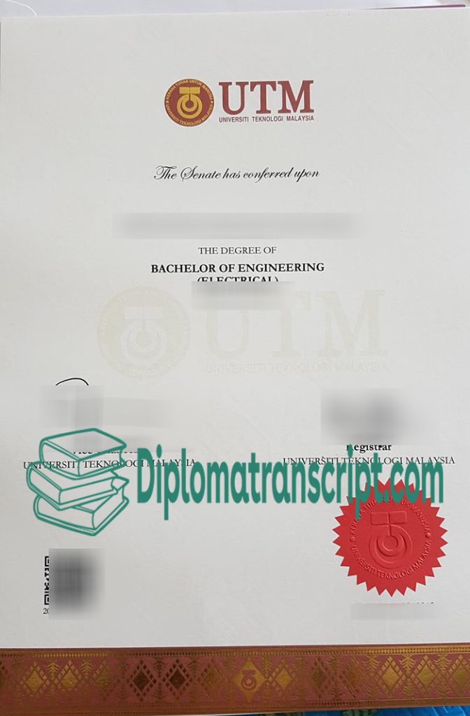 Order a University of Technology Malaysia degree, Buy a UTM diploma